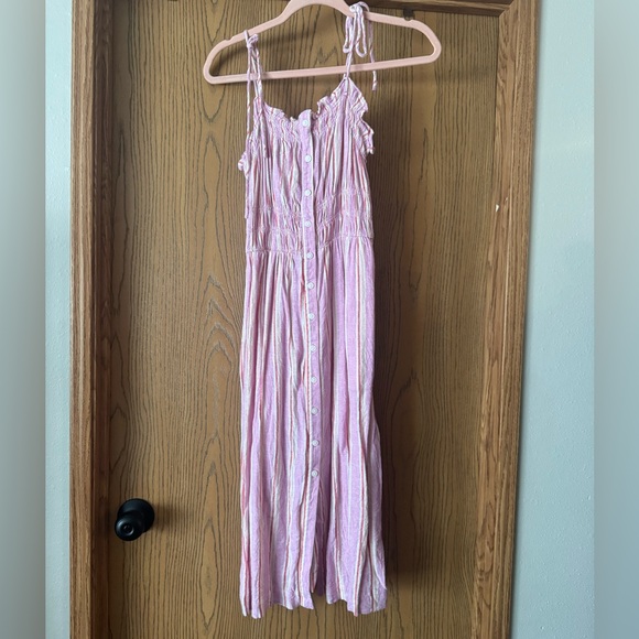 Universal Thread | Dresses | Universal Thread Pink And White Striped ...